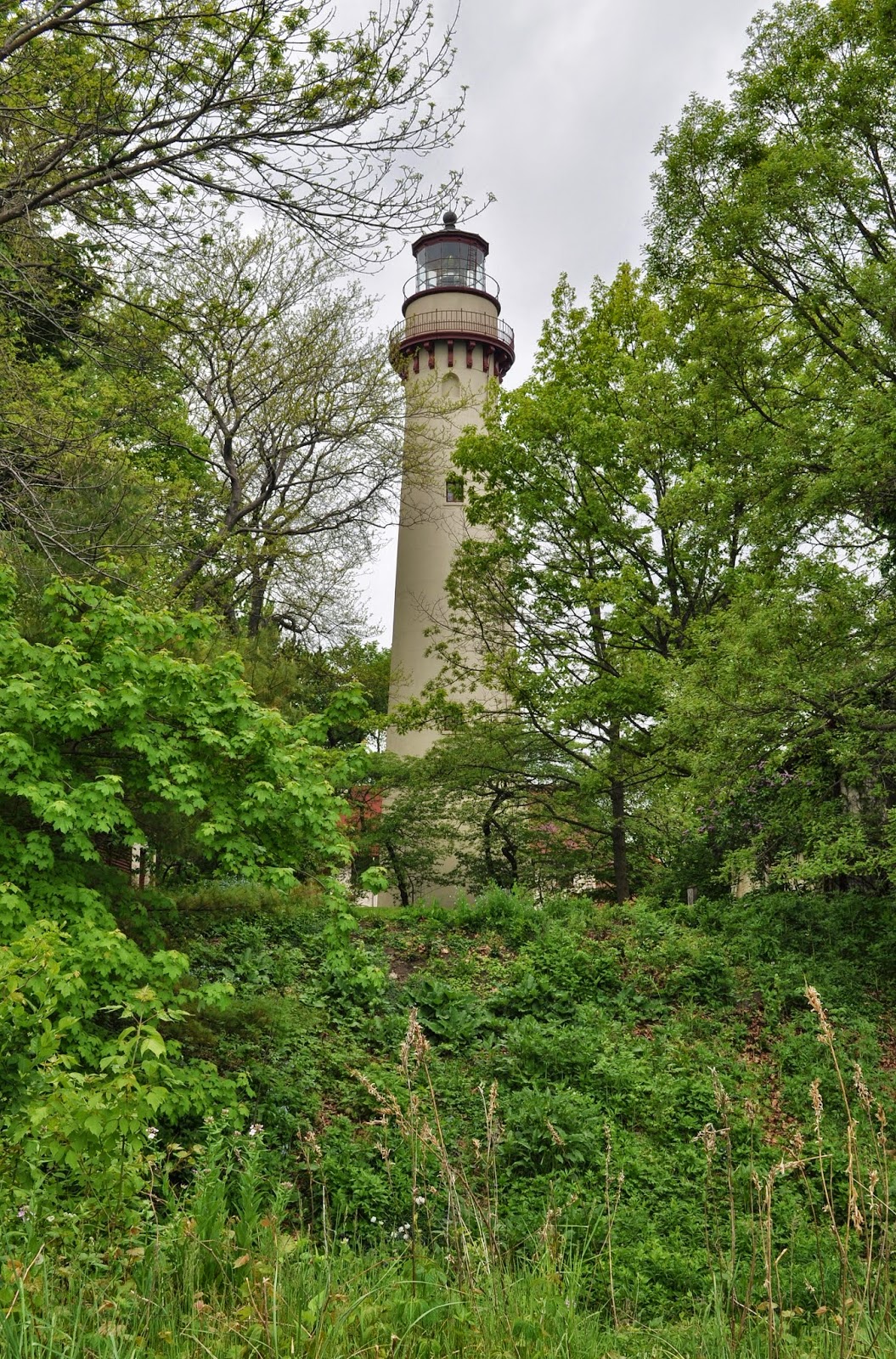 WC-LIGHTHOUSES: GROSSE POINT LIGHTHOUSE-EVANSTON, ILLINOIS