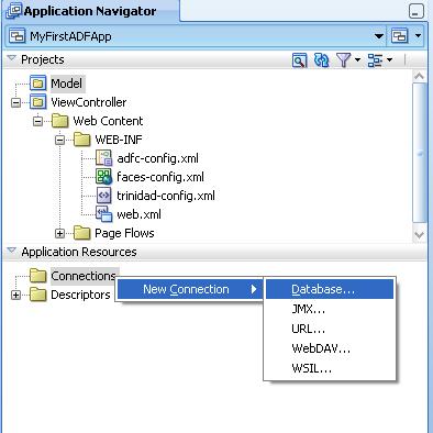 Create Simple ADF Form using Oracle JDeveloper 11g