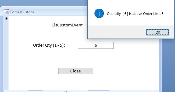 Withevents And Defining Your Own Events ~ Learn Ms Access Tips And Tricks
