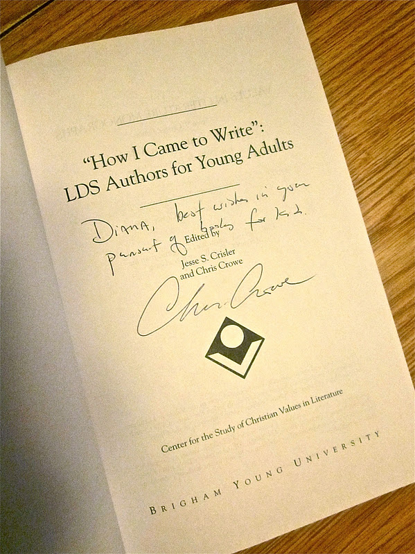 Book Adventures: Friday's Highlight: Chris Crowe, Author