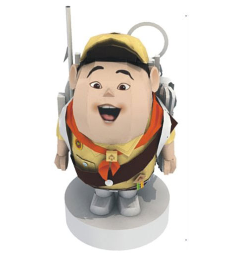 Russell - UP Animation Movie Paper craft Model - PAPEROX FREE PAPERCRAFT