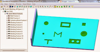 Feature Recognition: Marking and Half-shear Recognition