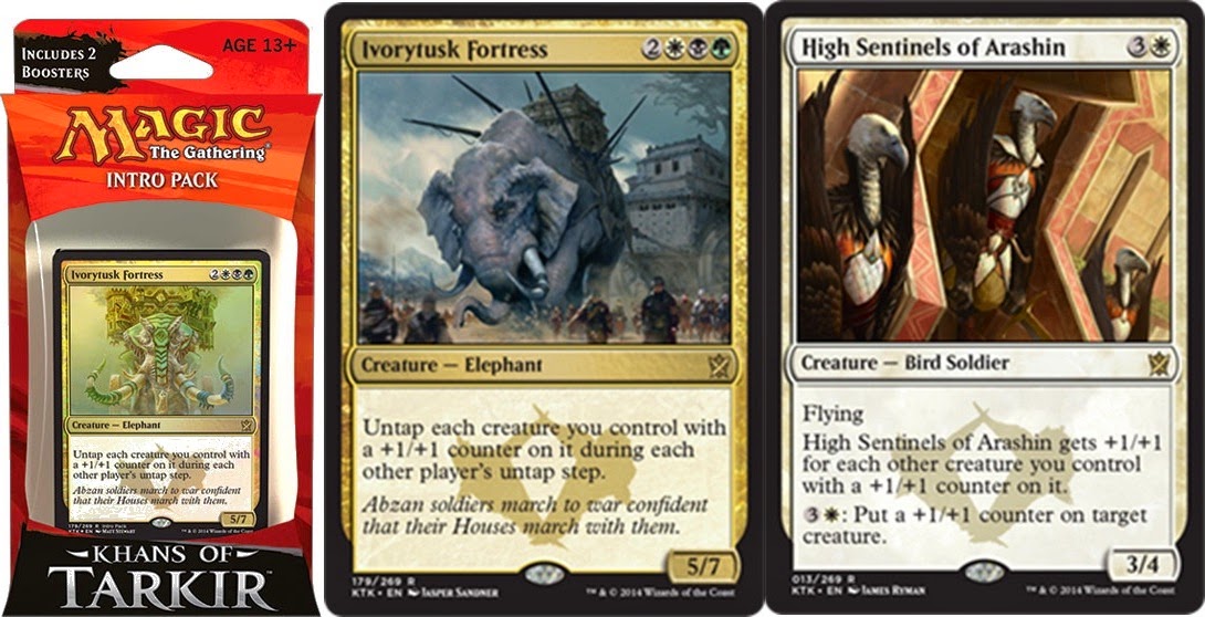 MTG Realm: Khans of Tarkir Intro Pack Decklists