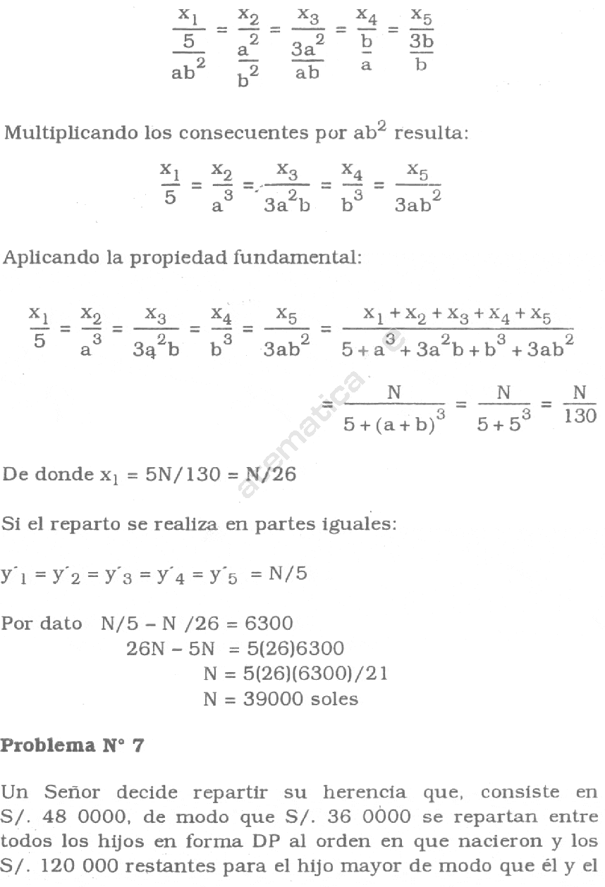 REPARTO PROPORCIONAL Y REGLA DE COMPAÑIA PROBLEMAS RESUELTOS ...