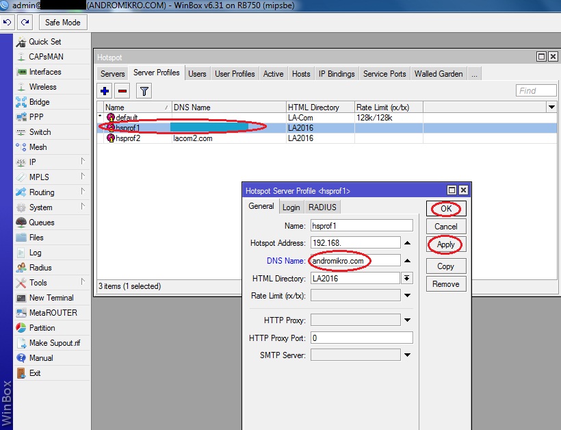 Cara Mengganti IP Login Hotspot Menjadi Nama Domain | TIPS BELAJAR ...