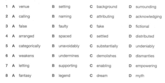 Let's Learn English: CAE Use of English PART 1