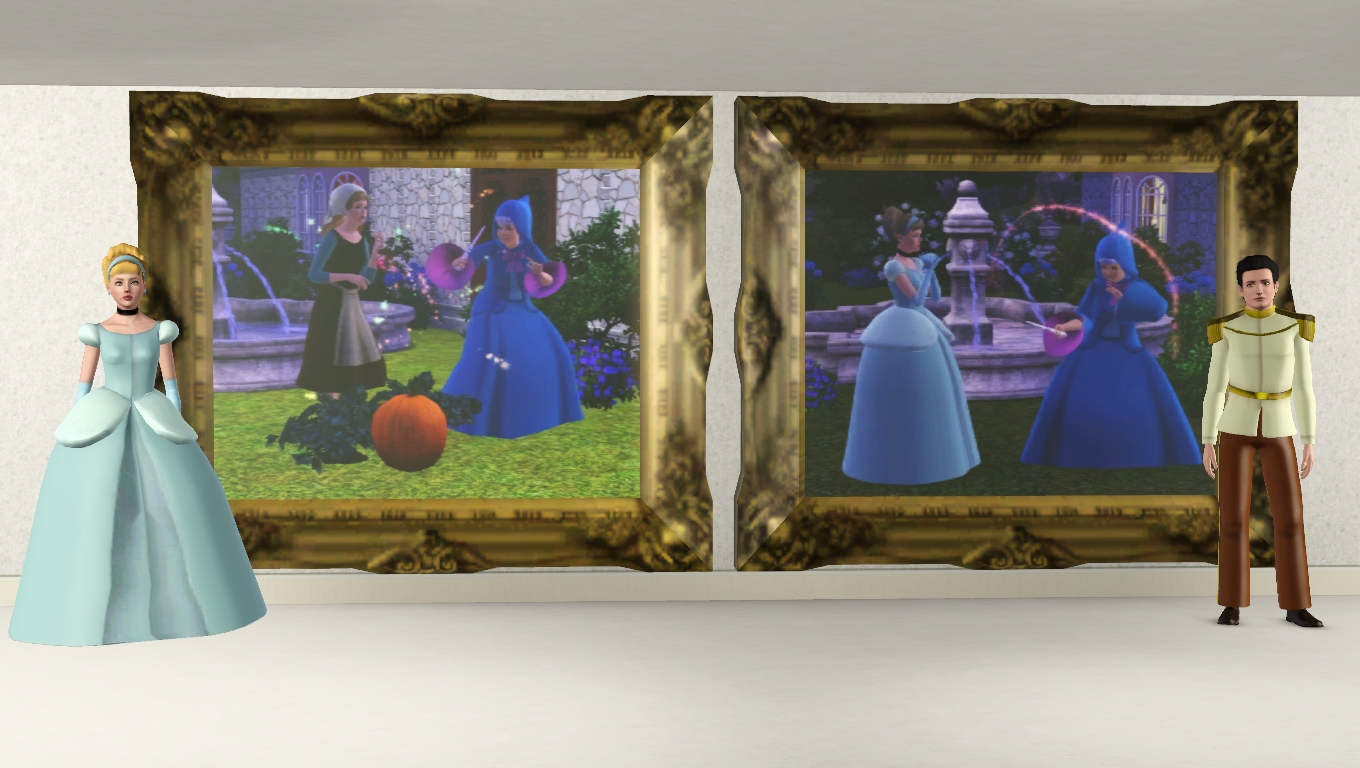 Sil Fantasy: Walt Disney Sims 3 Paintings