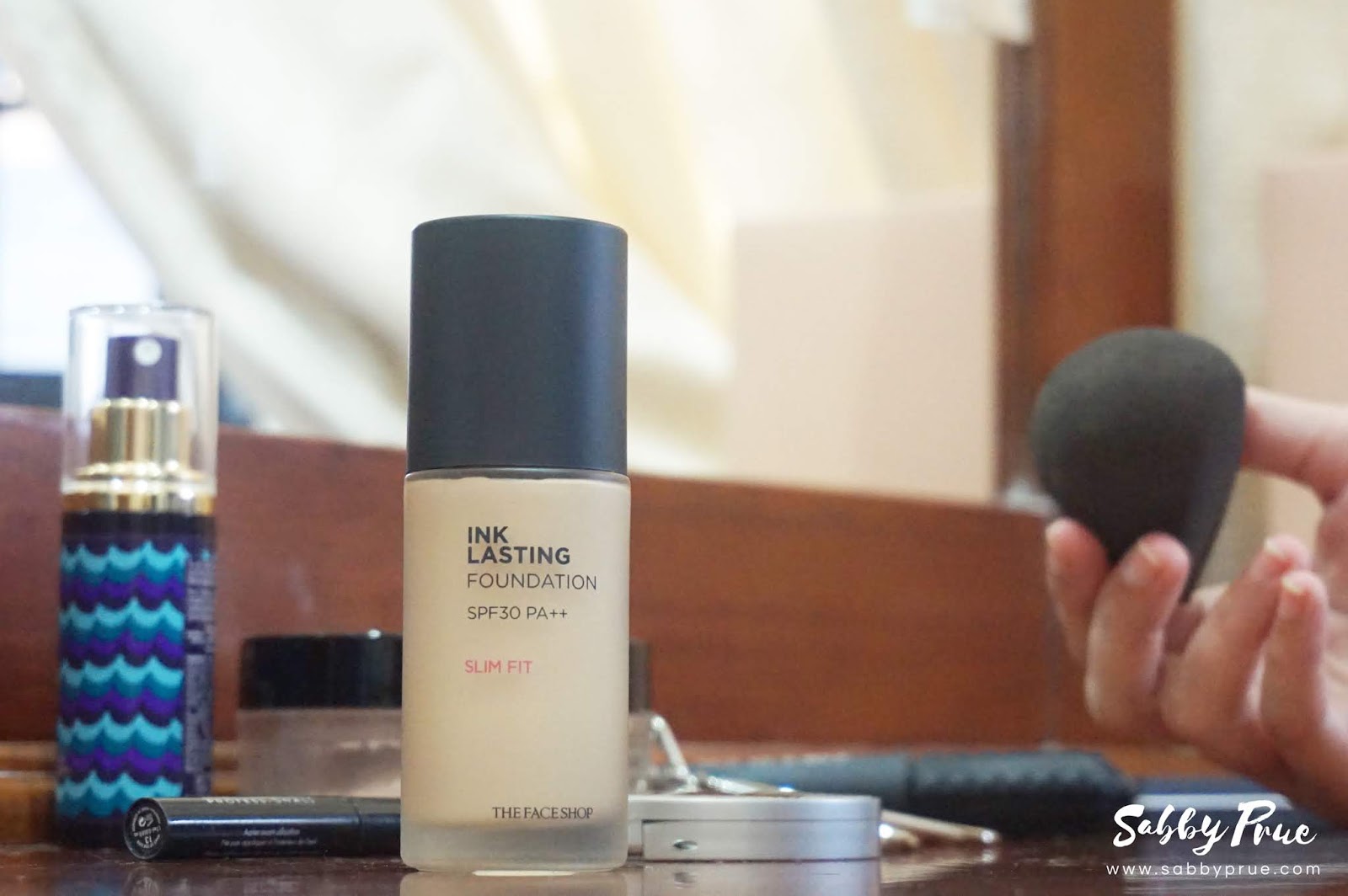 THE FACE SHOP Ink Lasting Foundation Slim Fit Review - ♥ Sabby Prue ...