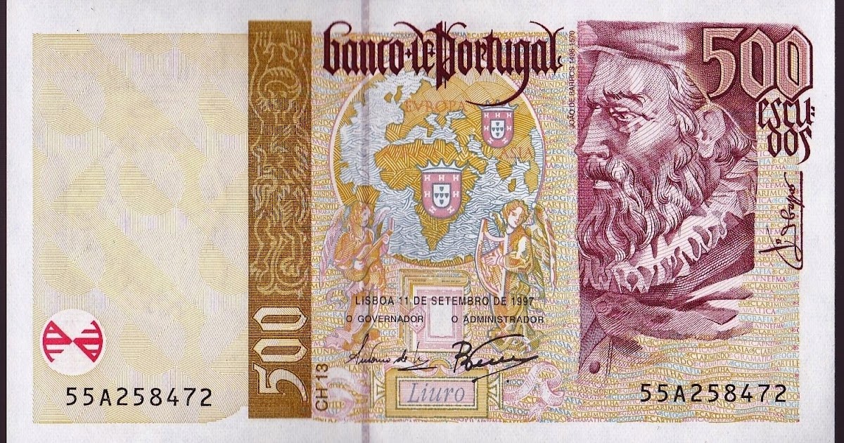 Portugal 500 Escudos banknote 1997 João de Barros|World Banknotes ...