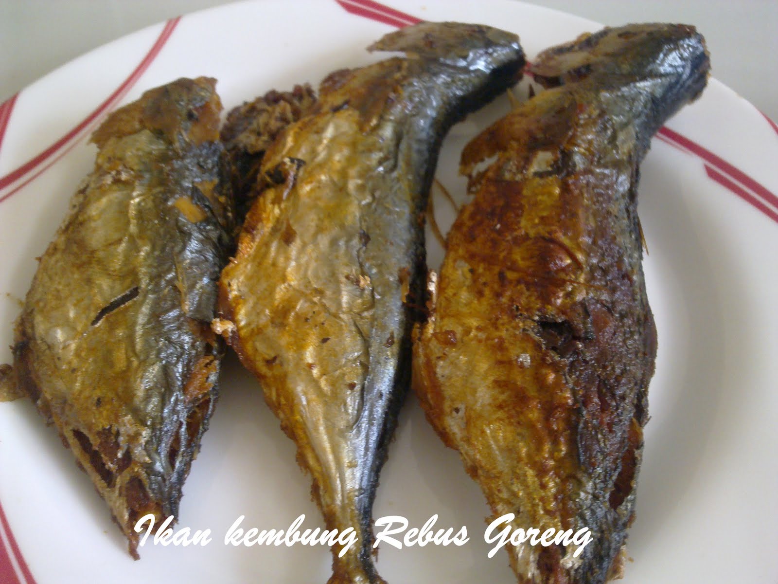 Dapur rezekiku...: Ikan Kembung Rebus - Homemade