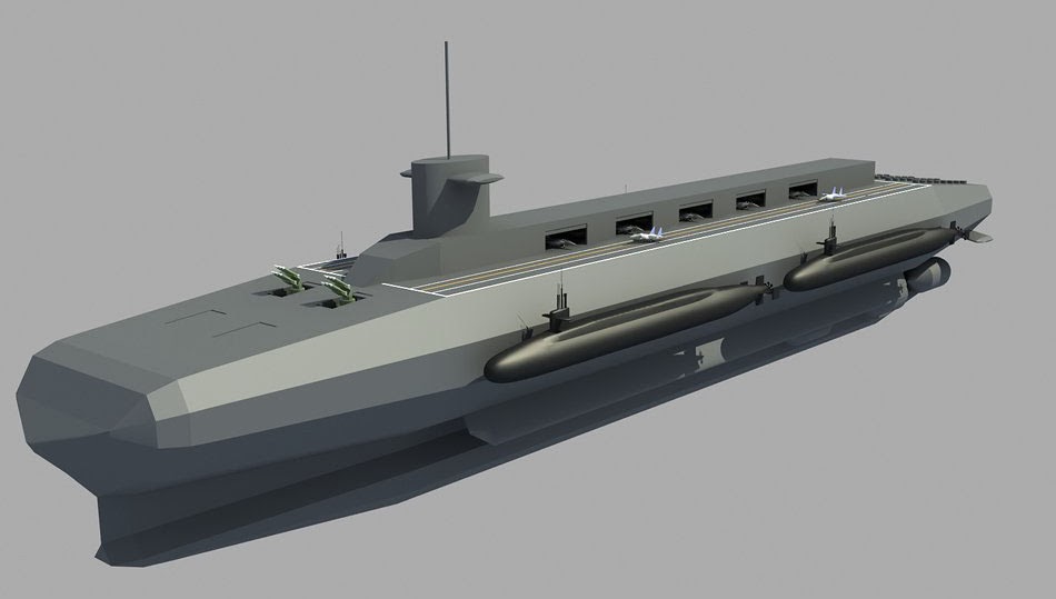 worldofdefence: Submarine aircraft carrier a marvelous man made machine