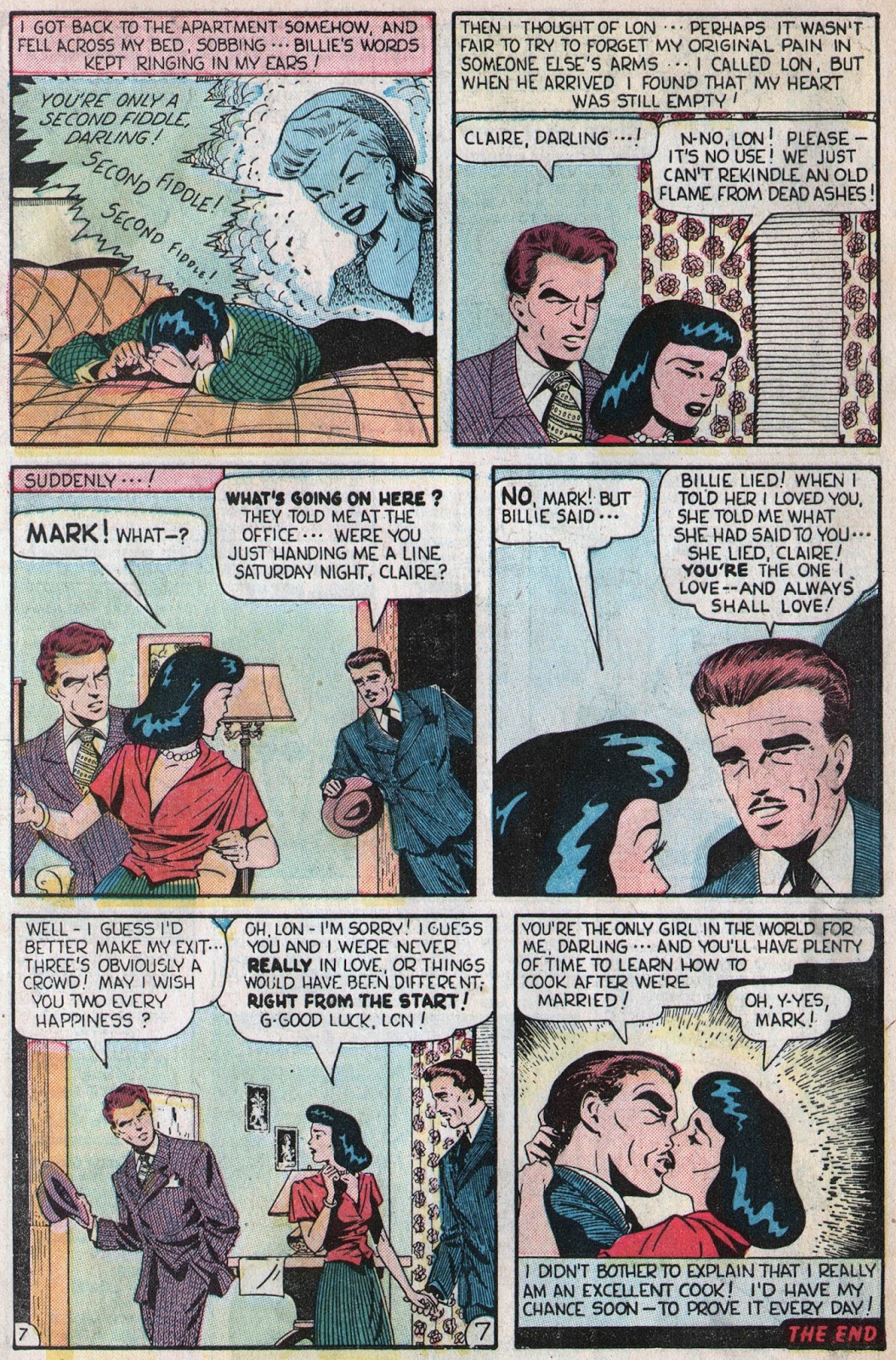 Timely-Atlas-Comics: BEST LOVE - A Pulp? A Comic? It's Both!