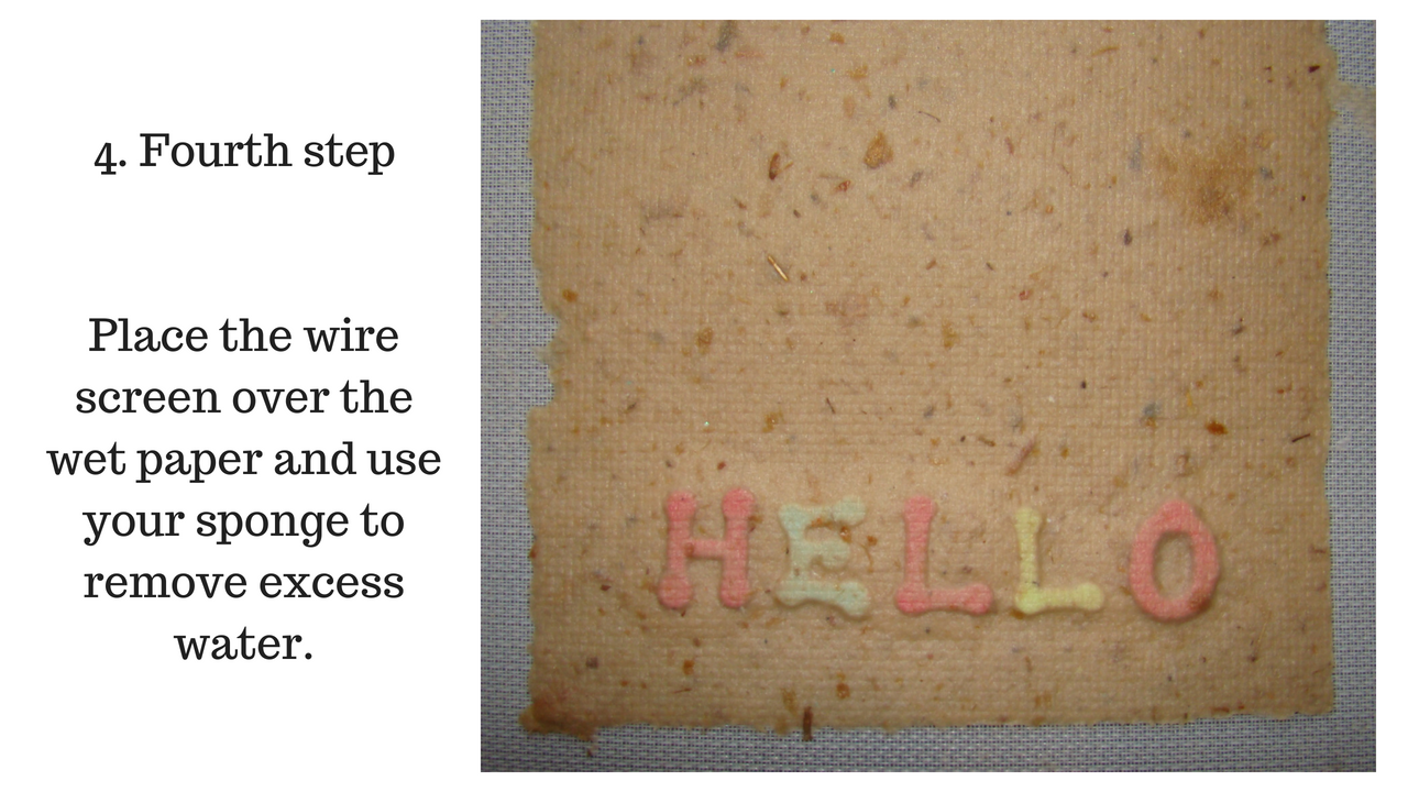 How to create watermarks in your handmade paper