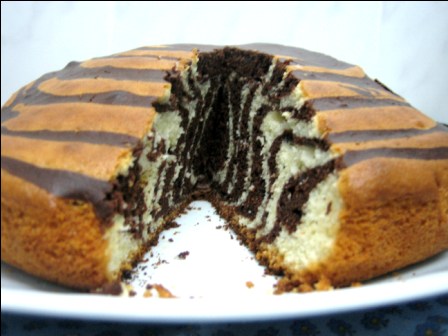 Taller de sucre: PASTÍS "ZEBRA"