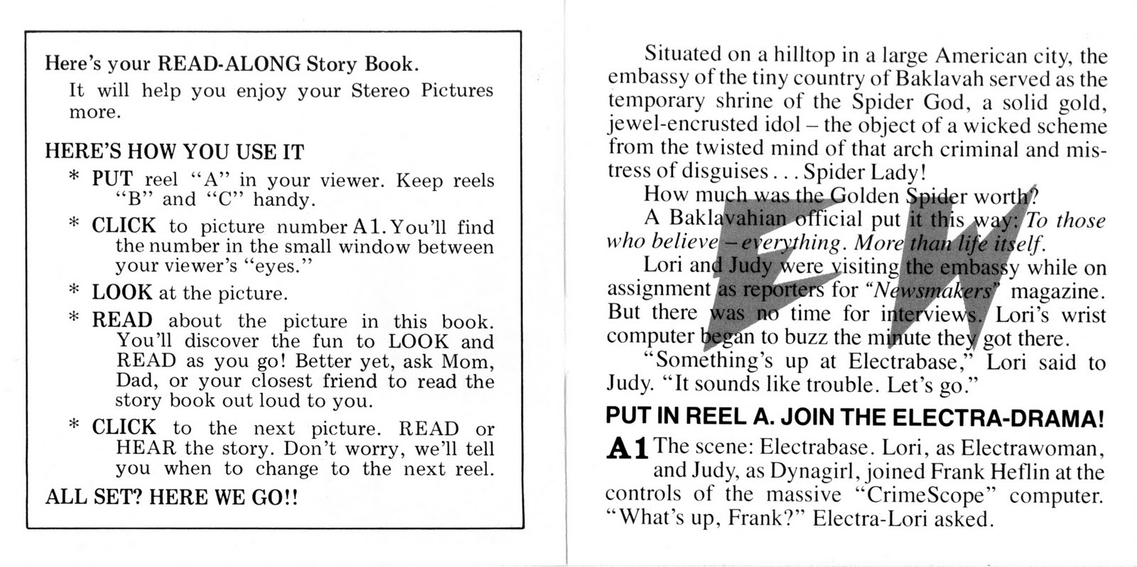 TEMPLE OF SCHLOCK: View-Master: ELECTRA WOMAN AND DYNA GIRL