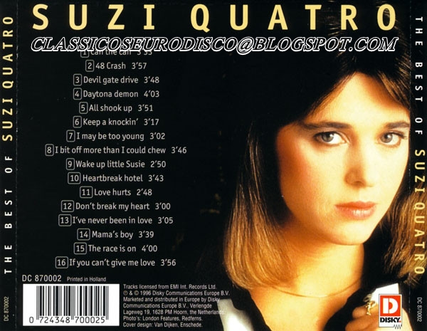 classicos euro disco: Suzi Quatro ‎– The Best Of Suzi Quatro