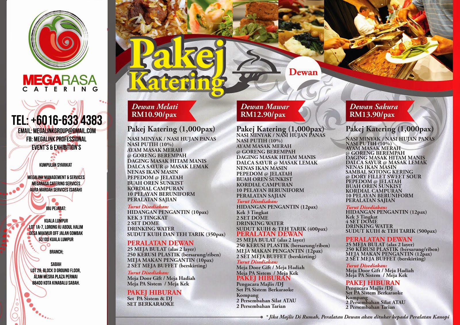 Megarasa Catering: Katering Package
