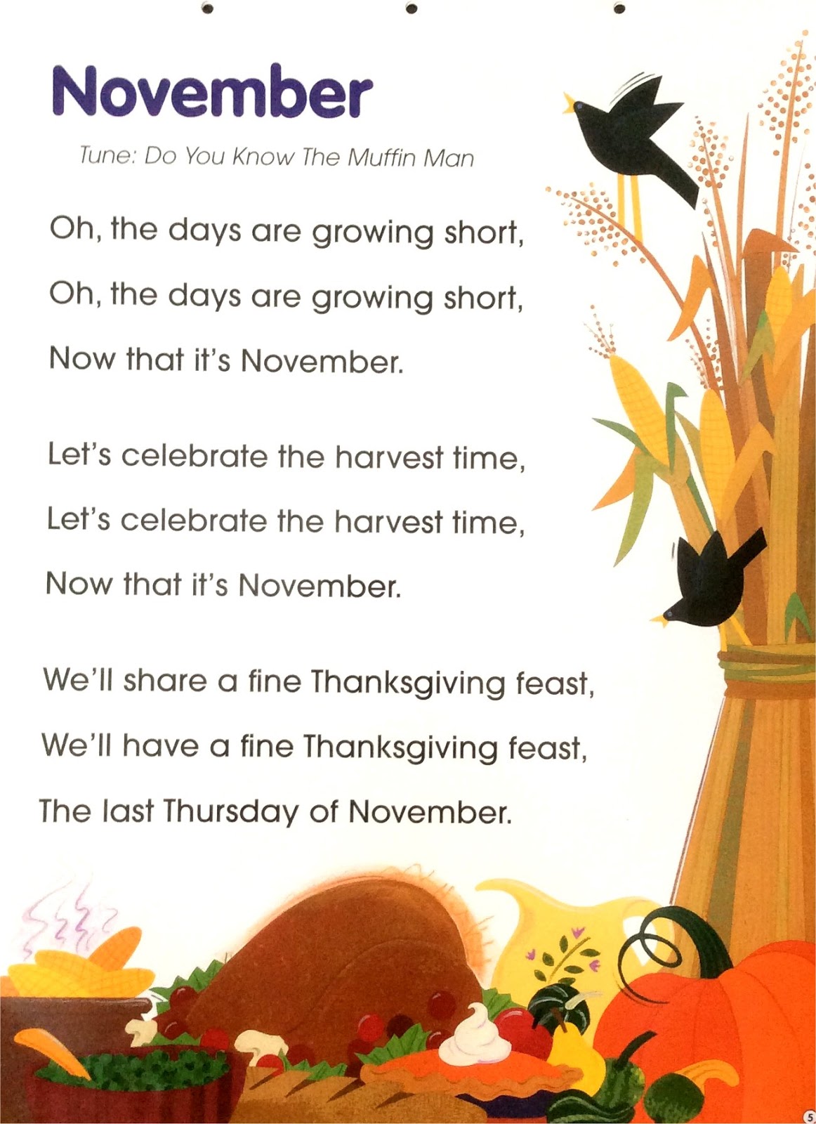 The United Quinto: Poem: "November"