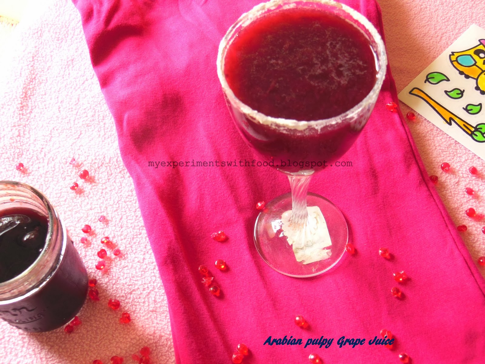 My Experiments With Food: Arabian Pulpy Grape Juice