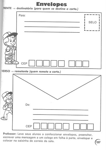 Envelope De Carta Como Preencher - Catalog Library