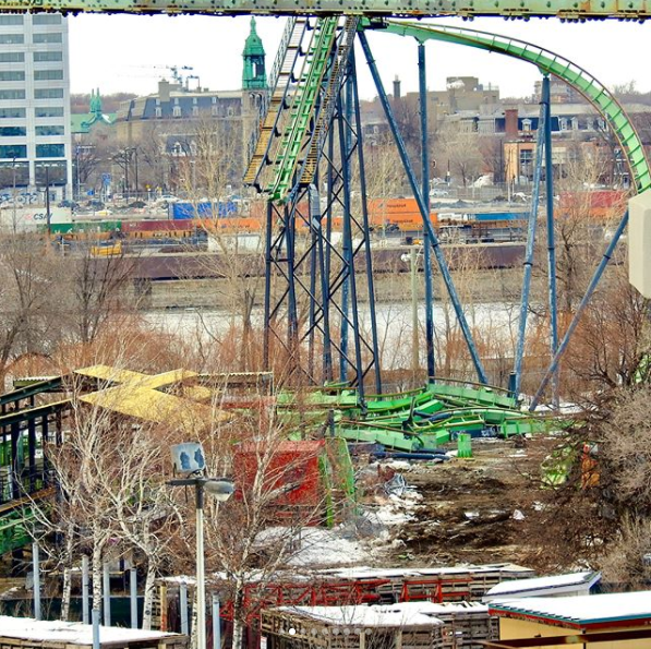 Cobra is finally coming down at La Ronde - AmusementInsider | Fun ...