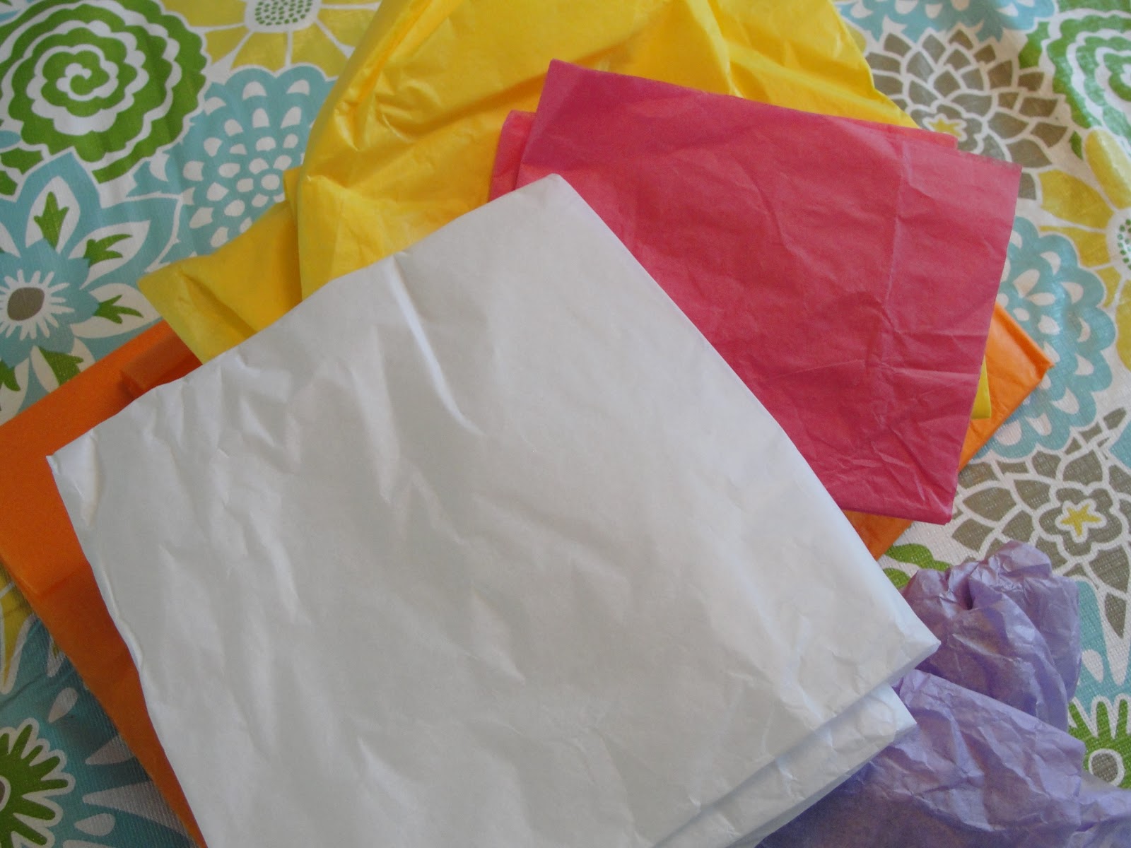 Simple Tissue Paper Easter Egg