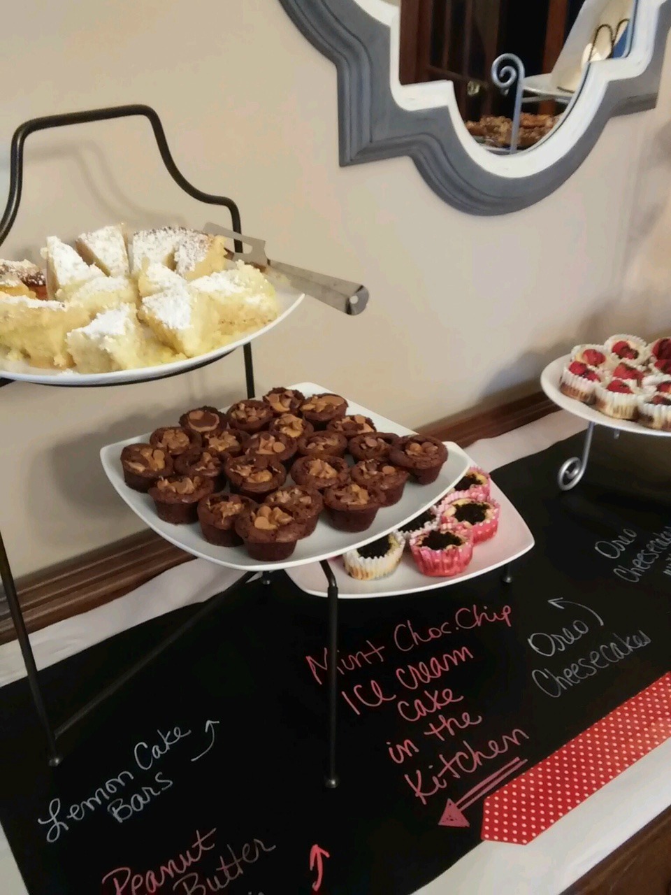 Forever Decorating!: Fun Chalkboard Buffet Runner