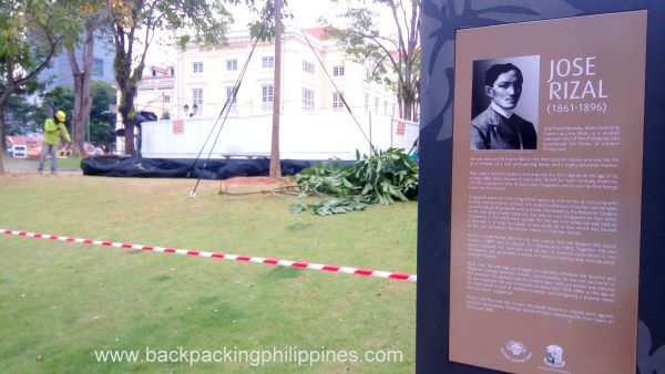 Backpacking Philippines: Jose Rizal in Singapore ( A Walking Tour)