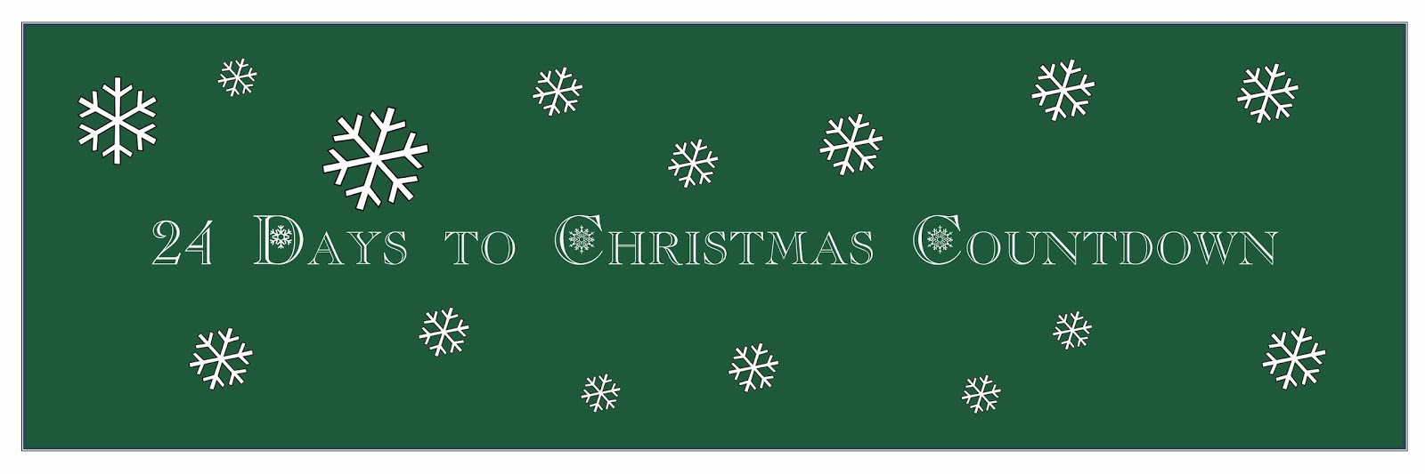 Light Green: 24 Days to Christmas - Day 1