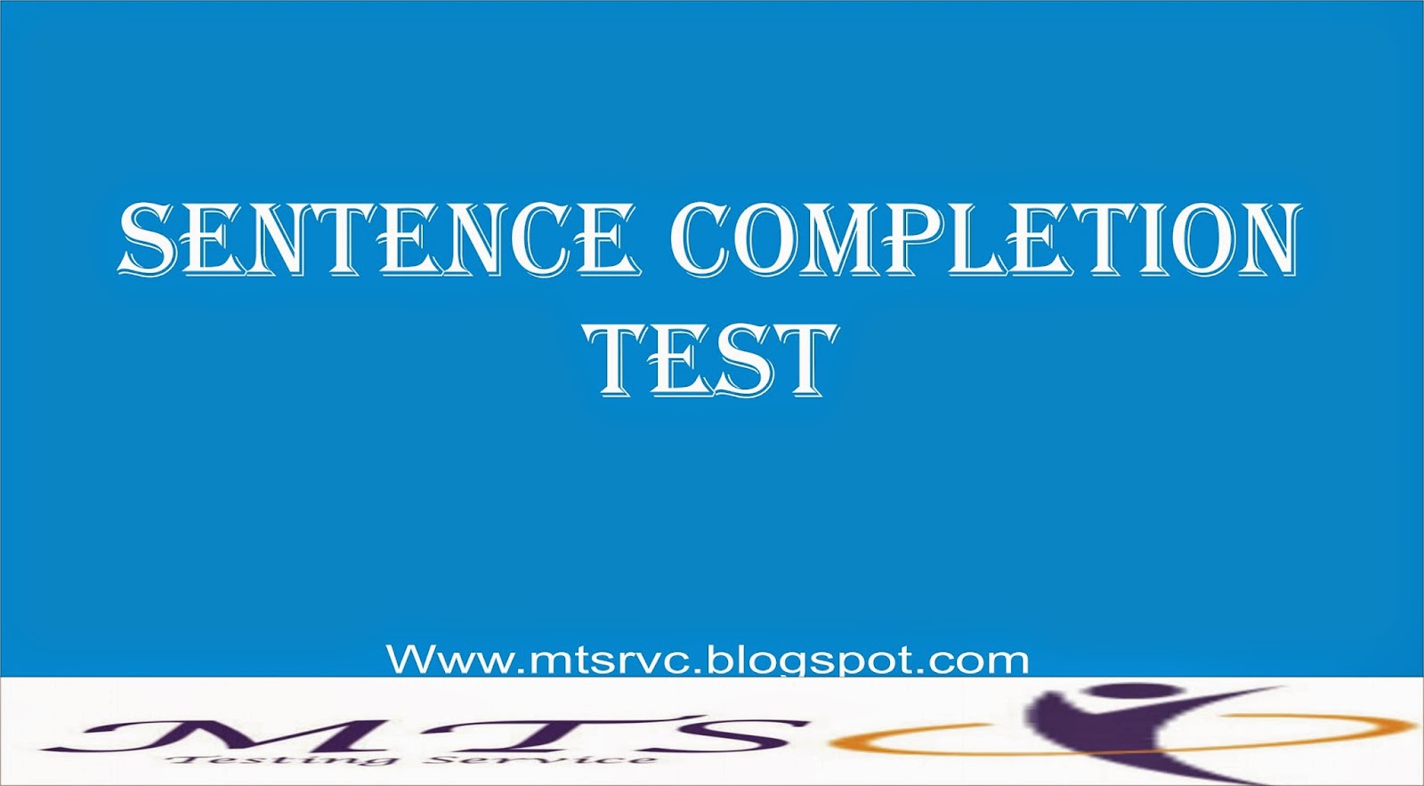 Sentence Completion test for ECAT MCAT GAT - M.A Zone Testing Service