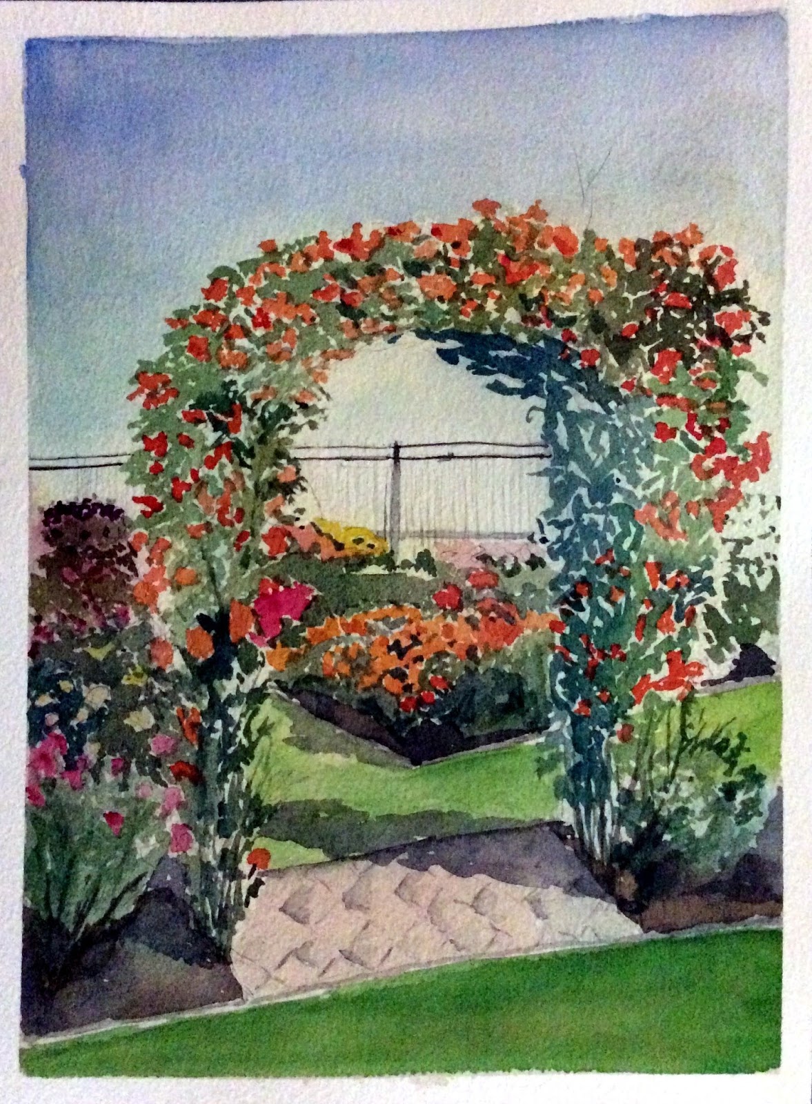 Paintsites Blog: San Jose Municipal Rose Garden May 4, 2017