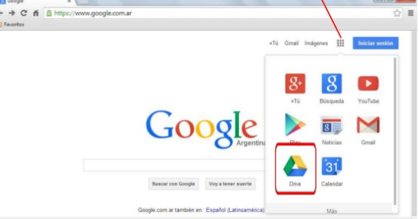 sobre el google drive : pasos para ingresar a google drive