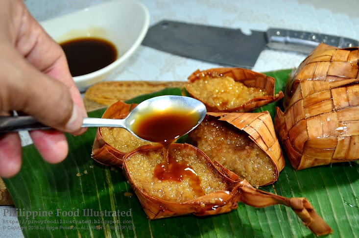 Philippine Food Illustrated: puso (sweetened rice)