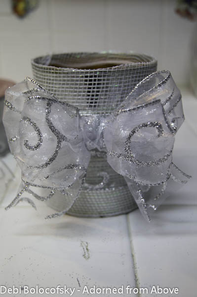 Adorned From Above: Modge Podge Poinsettia Pots