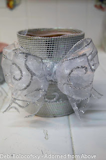 Adorned From Above: Modge Podge Poinsettia Pots