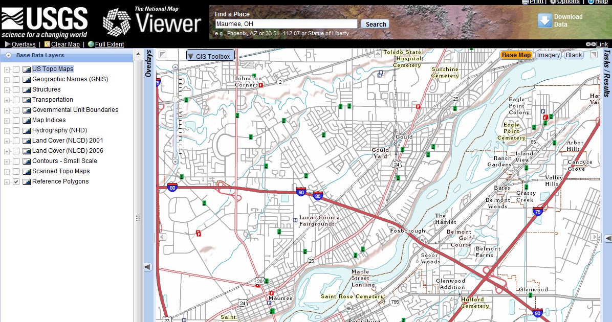Northing & Easting: The US National Map