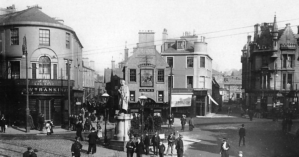 Tour Scotland: Old Photograph The Cross Kilmarnock Scotland