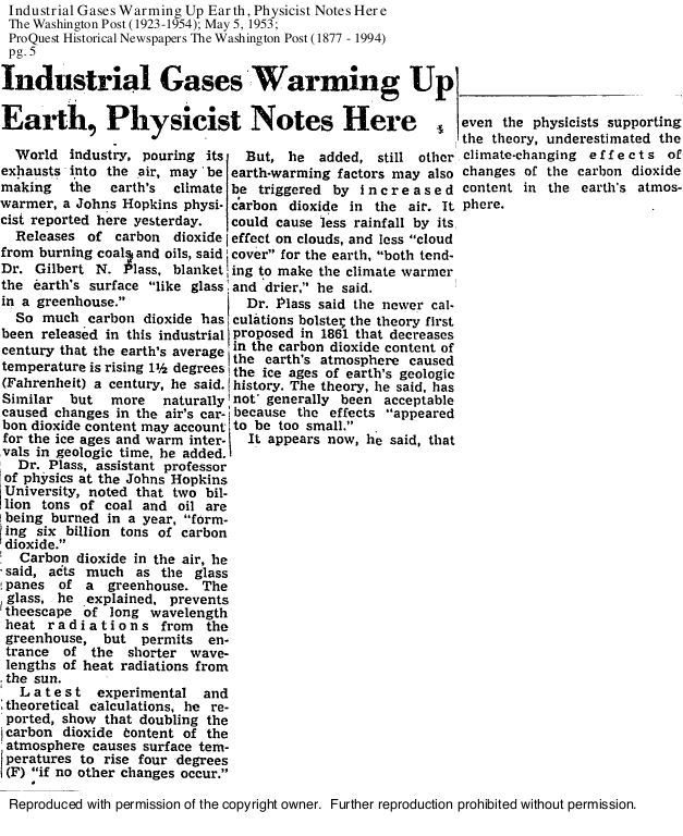 Environment, Law, and History: Climate science, history, and the law