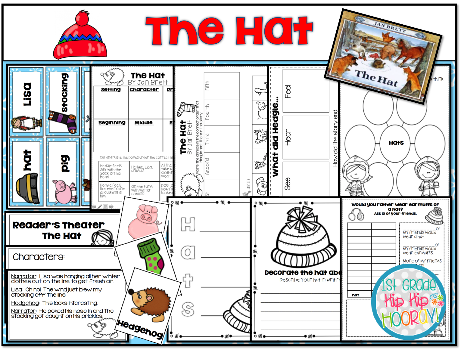 1st Grade Hip Hip Hooray!: The Hat and The Mitten