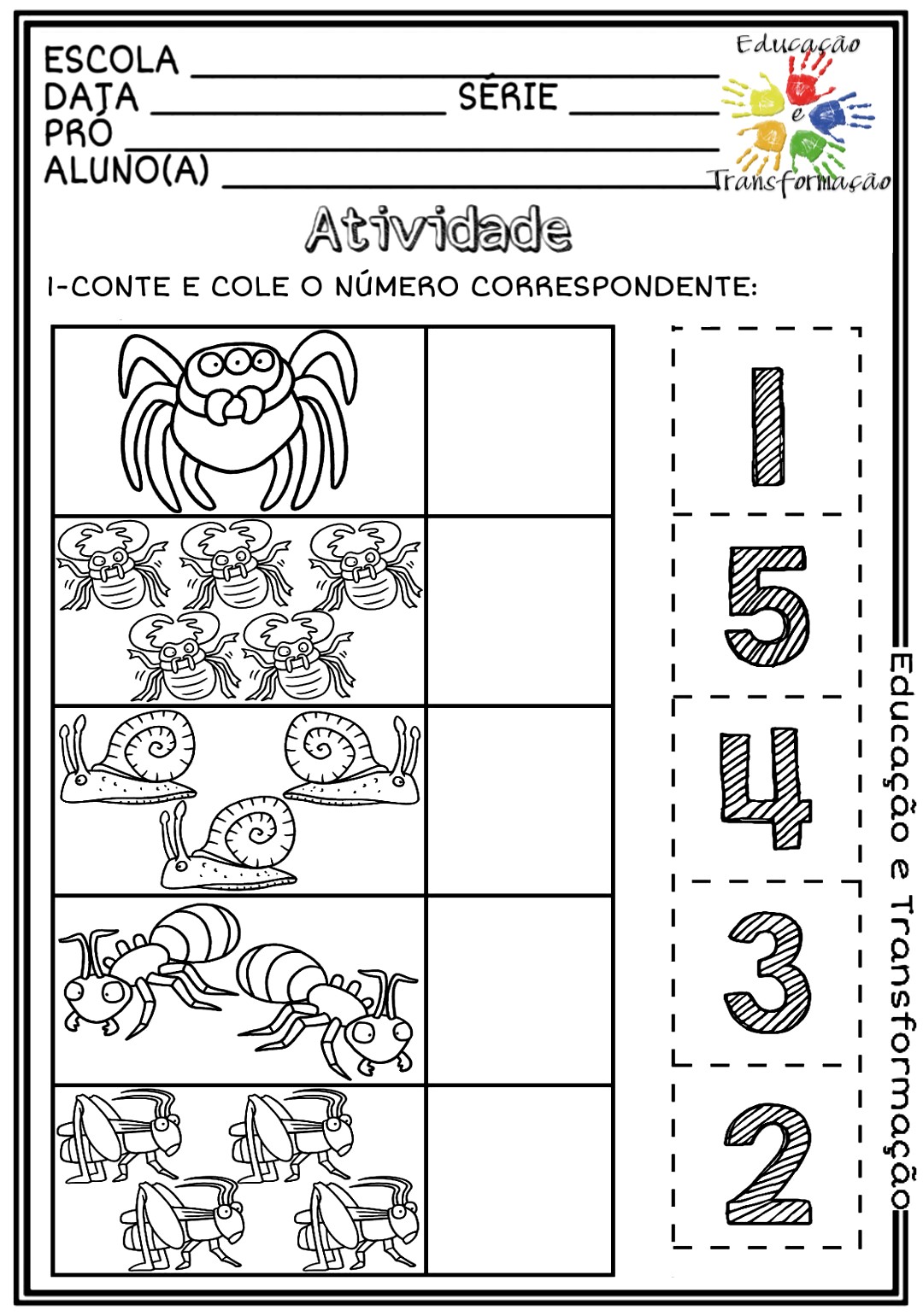 Blog Educação e Transformação: 👍 Contando e registrando