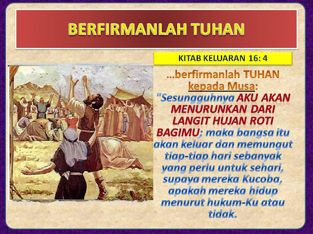 "AKULAH DIA": AKULAH ROTI HIDUP YANG TELAH TURUN DARI SYURGA