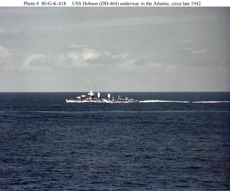 Naval Warfare: USS Hobson (DD-464, DMS-26)