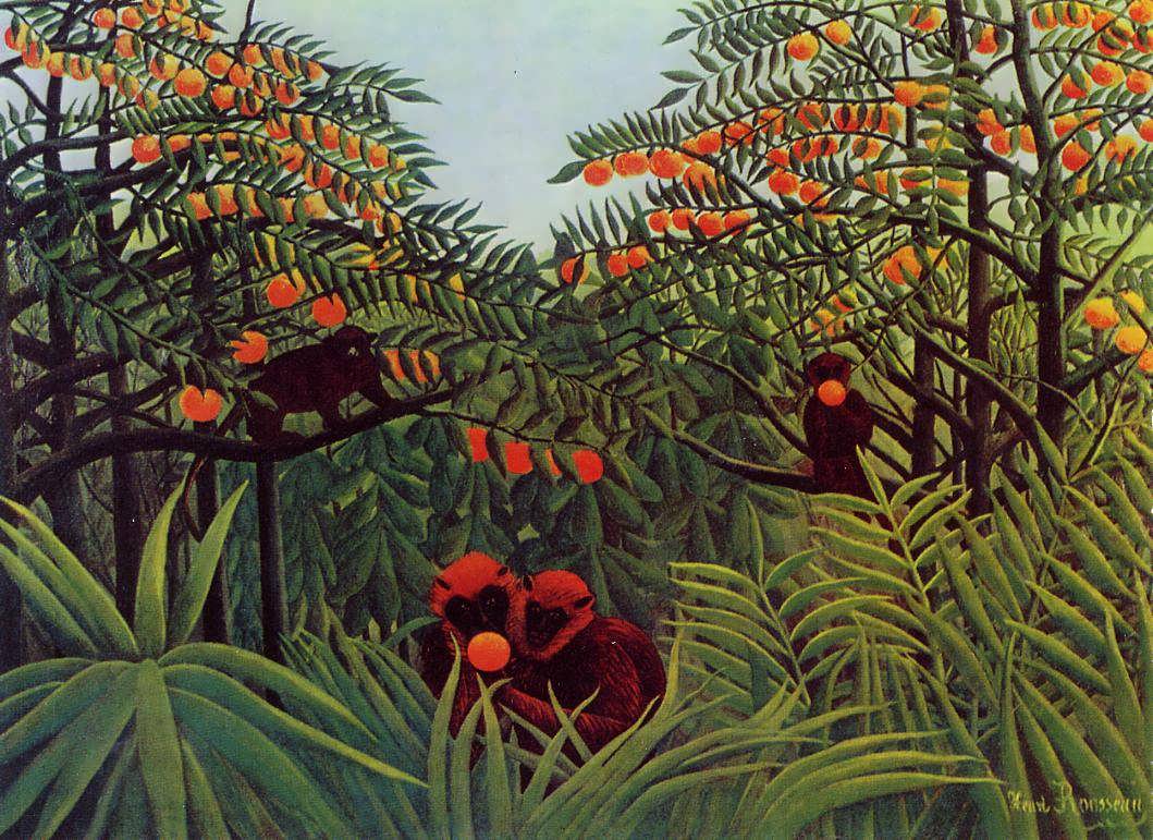 Dibujo Biológico: ILUSTRACIONES DE HENRI ROUSSEAU PARA TRABAJOS FINALES