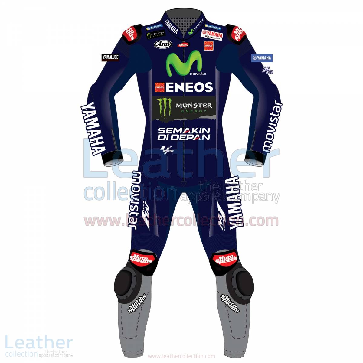 Maverick Vinales Movistar Yamaha MotoGP 2017 Suit - Racing Duke