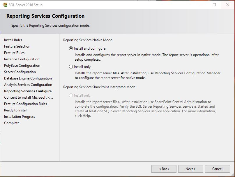 HodentekMSSS: Installing SQL Server 2016 Developer Edition