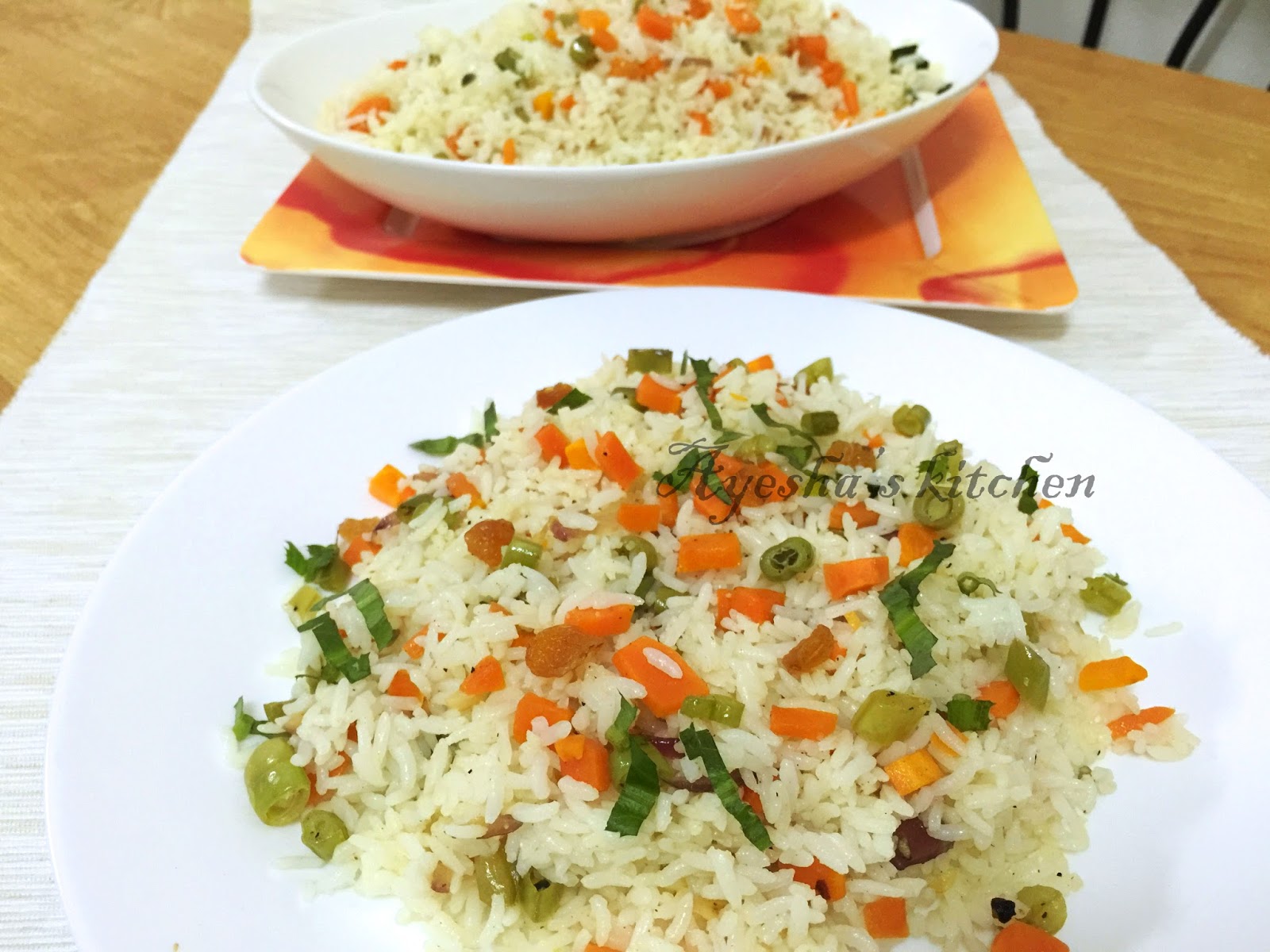 FRIED RICE RECIPE - VEGETABLE FRIED RICE