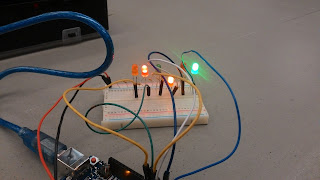 JPCI SMR Arduino: Arduino Lab 2 Multi LED: Mandatory Challenge Completed