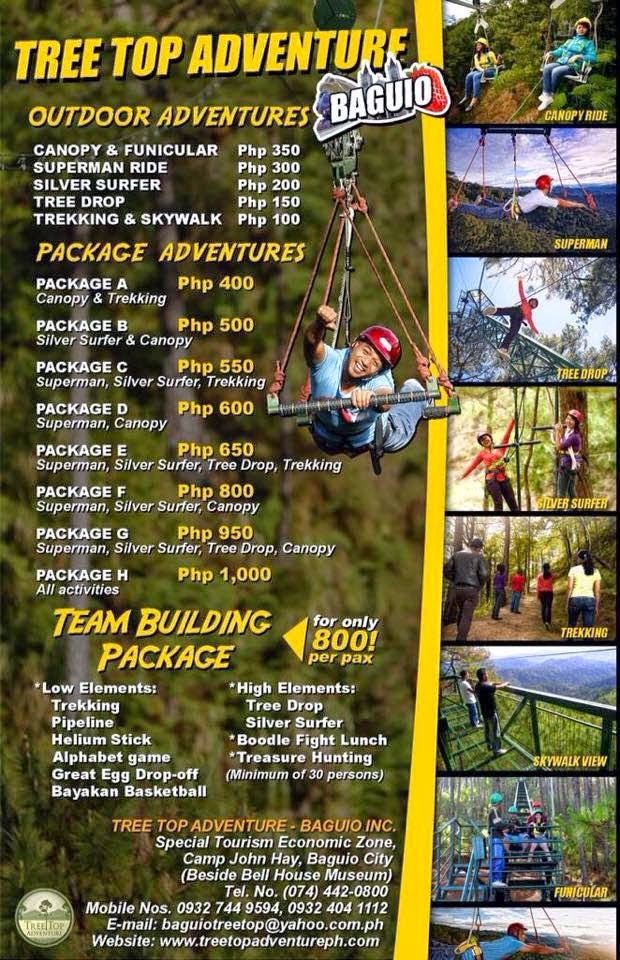 Press Release: Tree Top Adventure Baguio: Experience the Extreme! | My ...