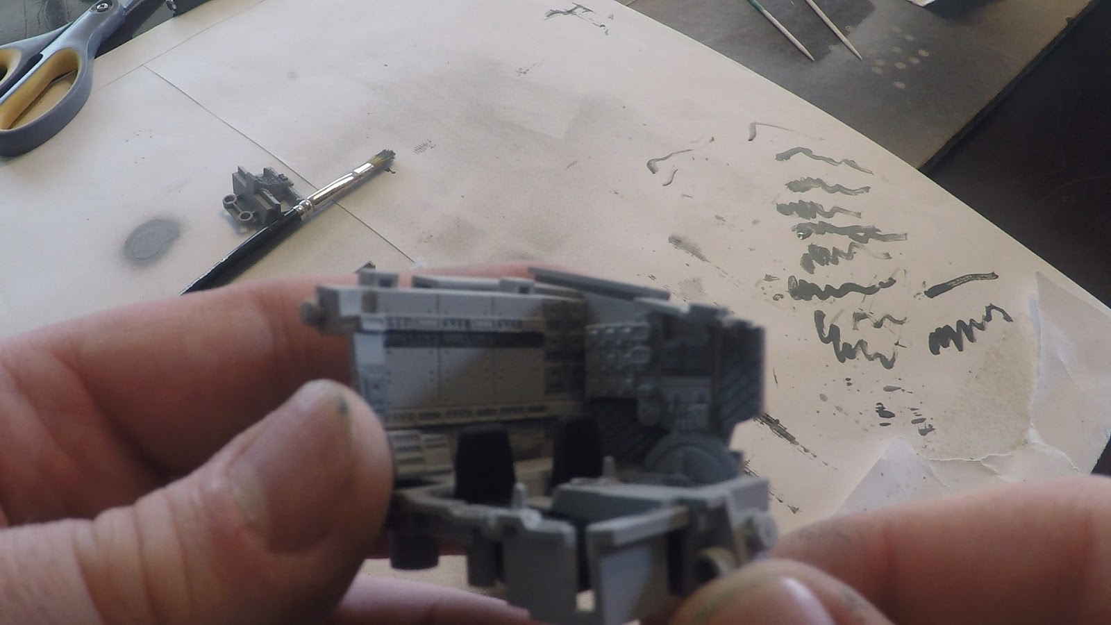 Bandai AT-ST Model Build: Pt. 1 Building the AT-ST Interior