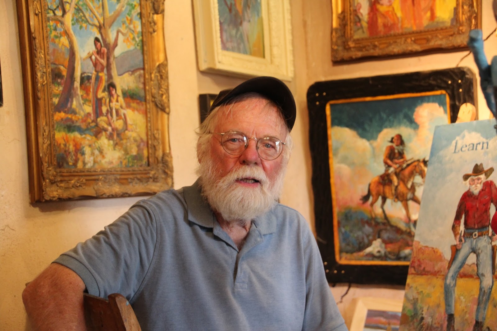 My Santa Fe - Kate: Meet Ed Larson. . . The Artist Again!